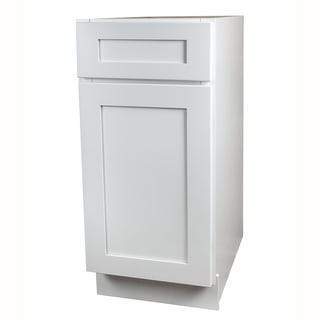 Black Shaker 1 1 4 Overlay Base Cabinet One Door 9