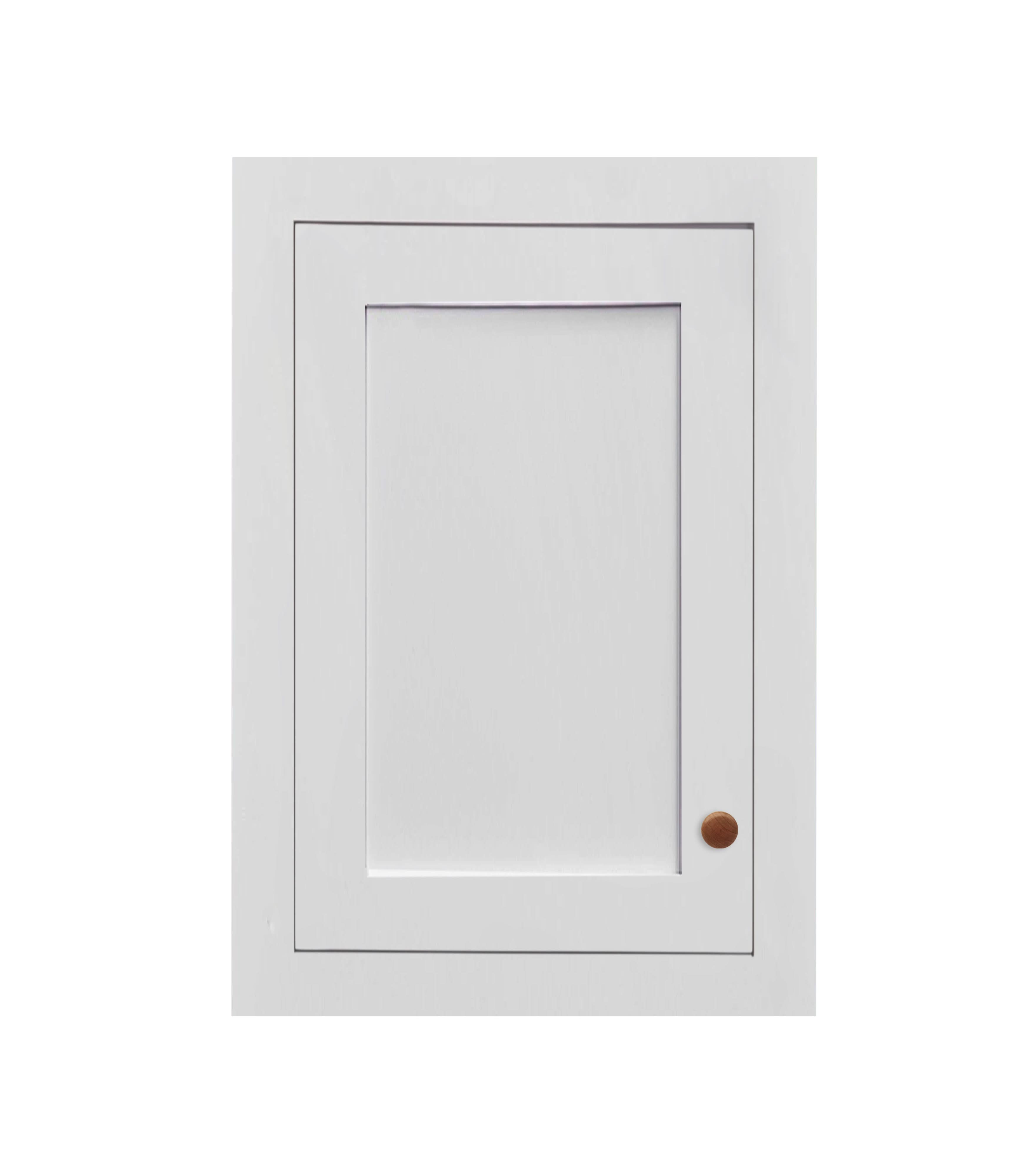 18" Wide Custom Order Glass Ready - Inset Shaker Wall Cabinet - RTA ...
