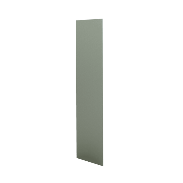 Skin Panel Cabinet Side & Back for 1-1/4" Overlay Green Shaker Cabinet ...