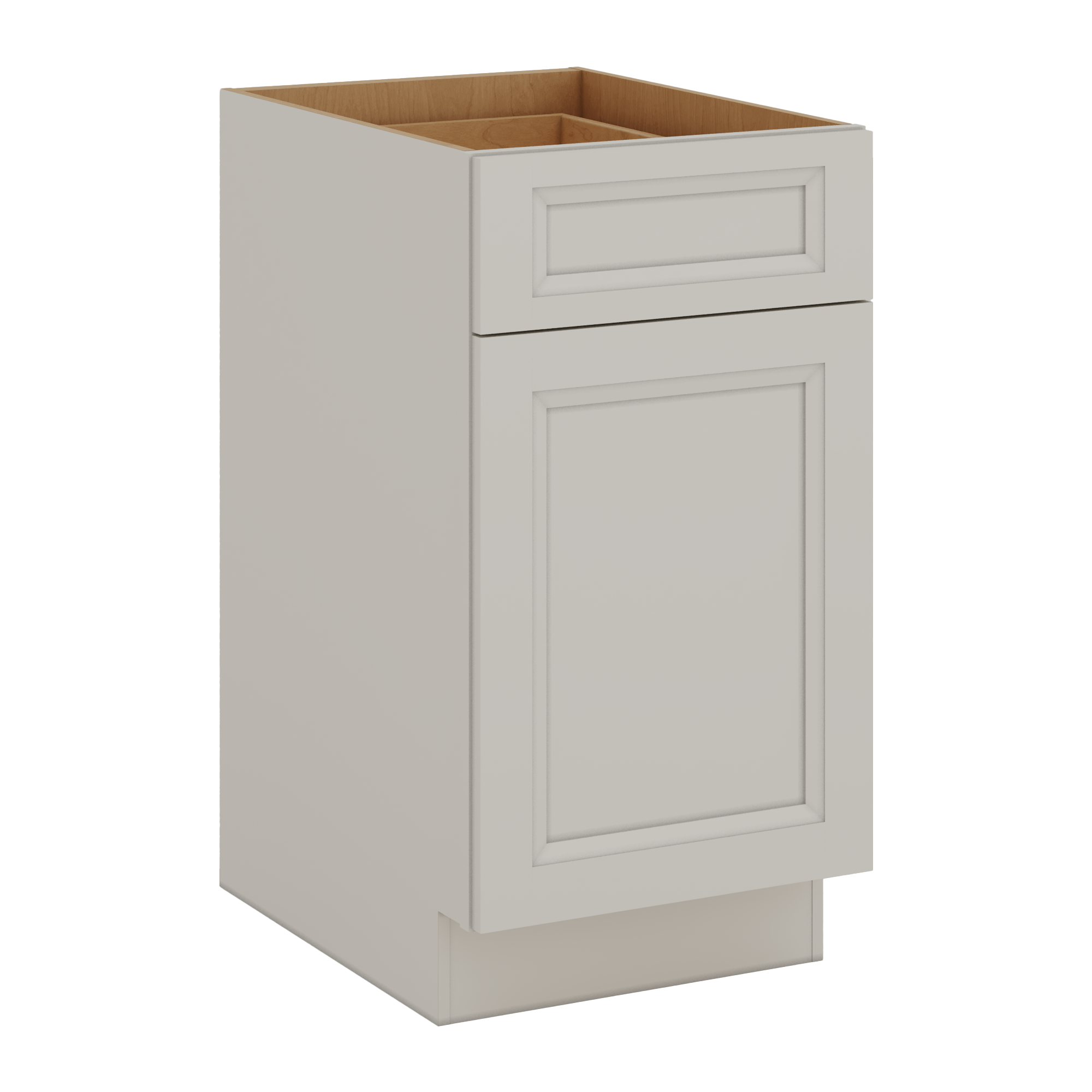 Trash Can Pull Out Base Cabinet 27LGDS Laguna Gray Double Shaker 15" a ...