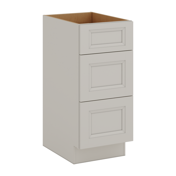 27LGDS Laguna Gray Double Shaker Vanity Drawer Base 12", 15", 18", 21 ...