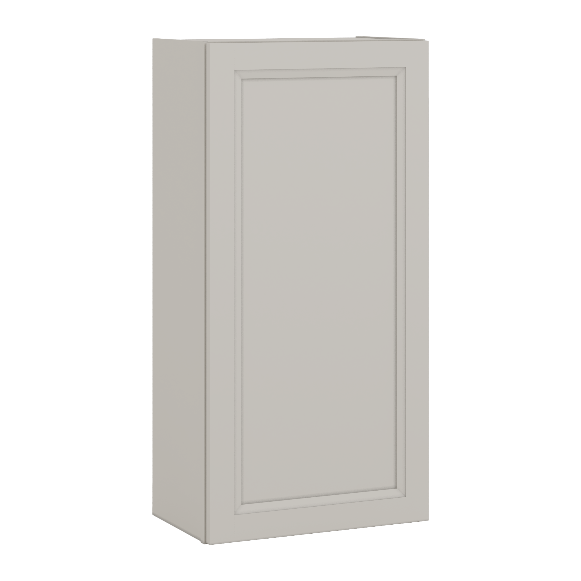 42" Tall 27LGDS Laguna Gray Double Shaker Wall Cabinet - Single Door 9 ...