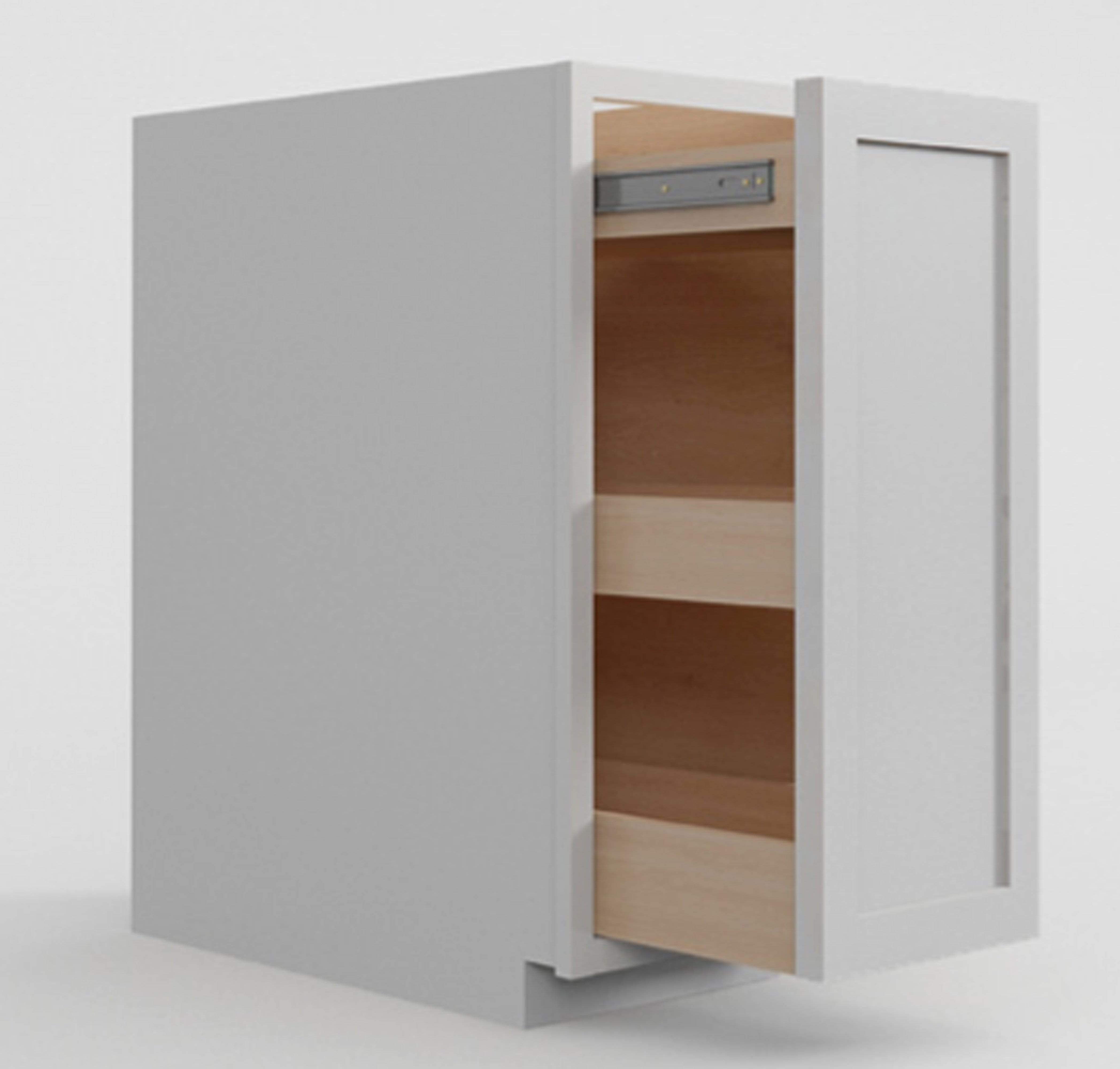 Spice Rack Pullout Base Cabinet 9" & 12" Custom Inset Shaker - RTA ...