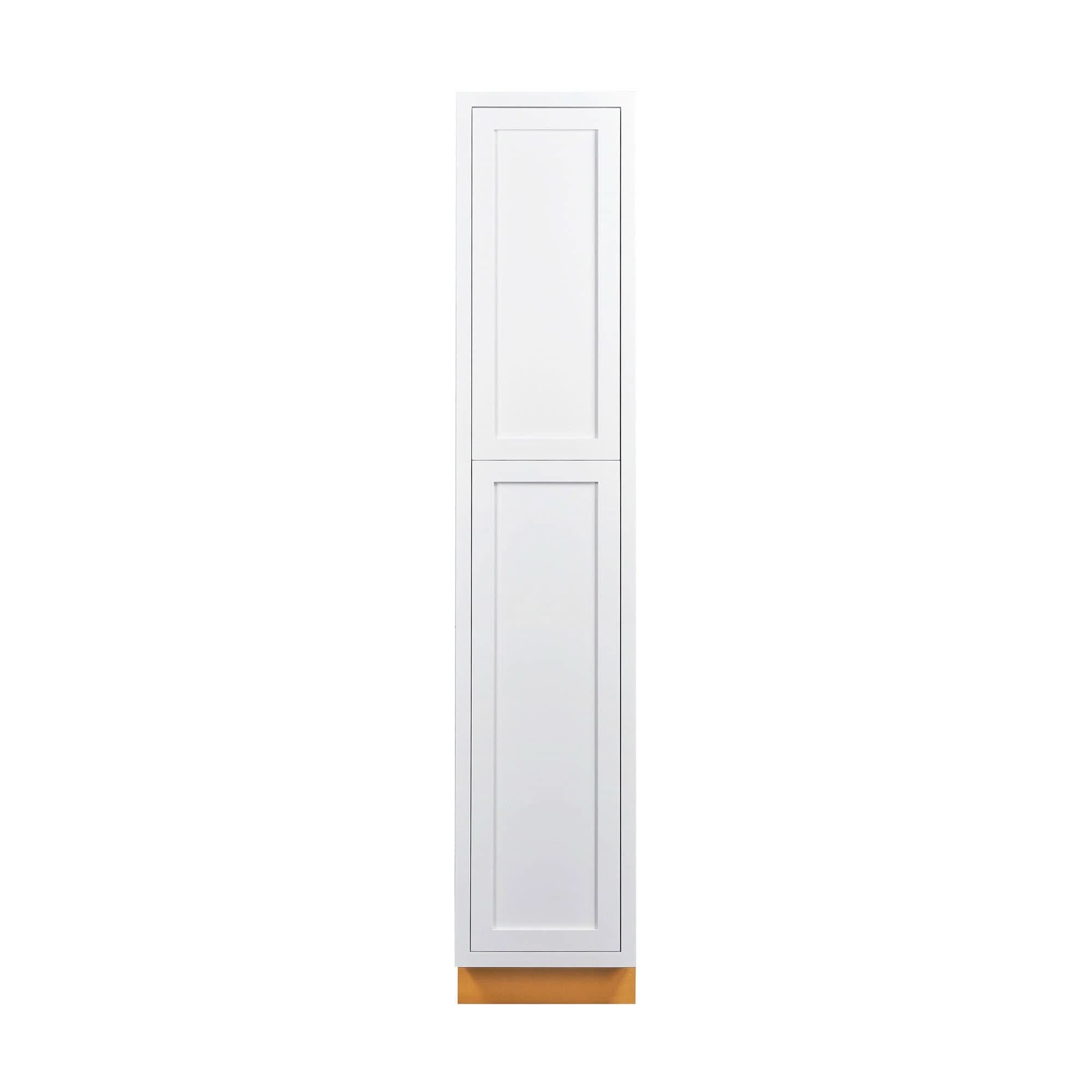 Pantry Tuscan Gray Inset Shaker Cabinet 93" Tall 18' Wide - RTA Wholesalers