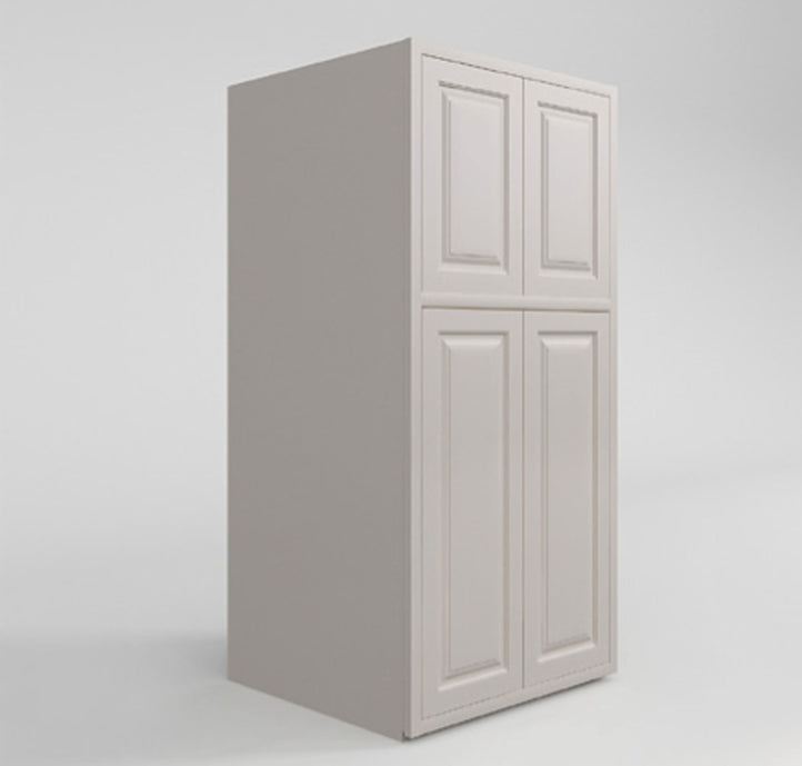 Pantry Vintage White Inset Raised Panel Cabinet 84" Tall 24', 30" & 36 ...