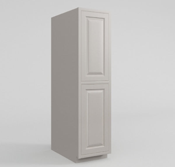 Pantry Vintage White Inset Raised Panel Cabinet 93" Tall 18' Wide - RTA ...