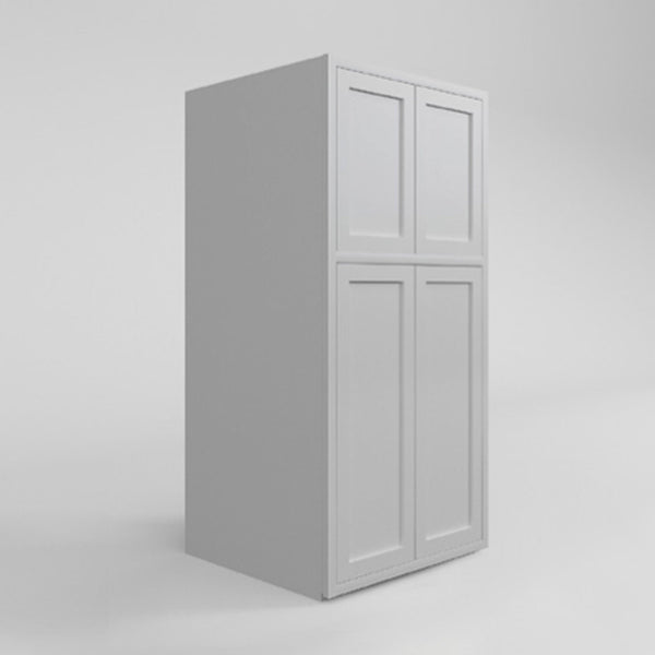 Pantry Vintage White Inset Raised Panel Cabinet 93" Tall 24', 30" & 36 ...